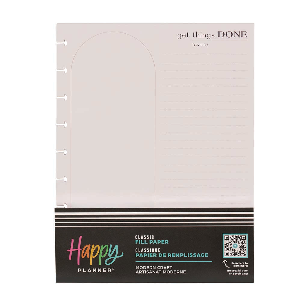 Happy Planner Modern Craft Classic Fill Paper- Dot Grid