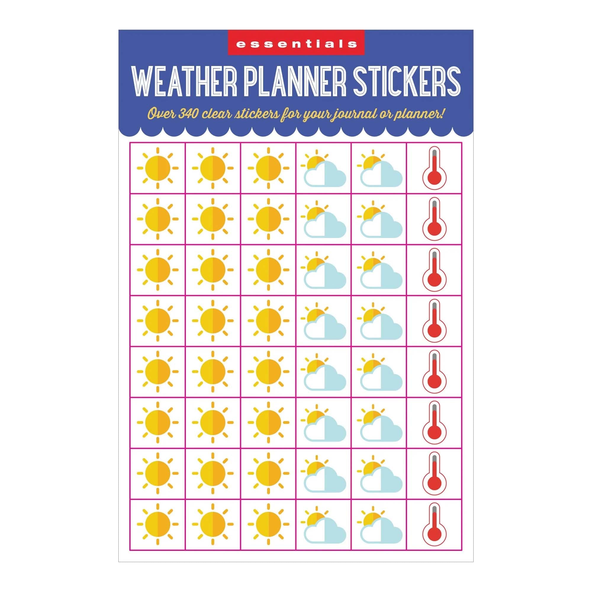 Essentials Weather Planner Stickers