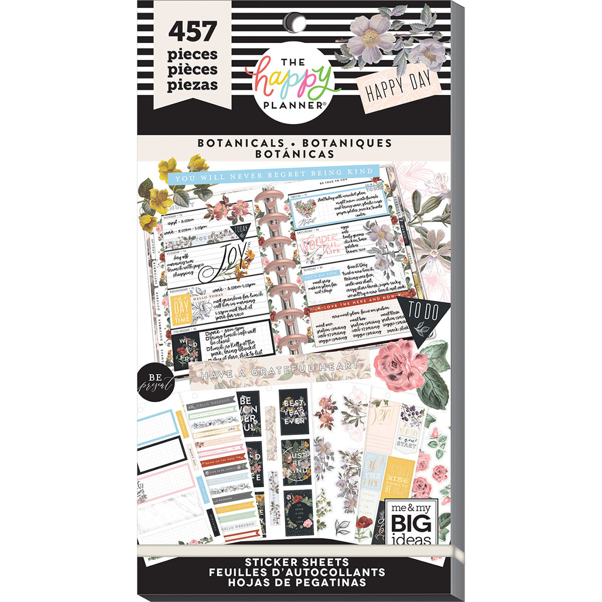 Happy Planner Classic Vintage Botanical Stickers Value Pack