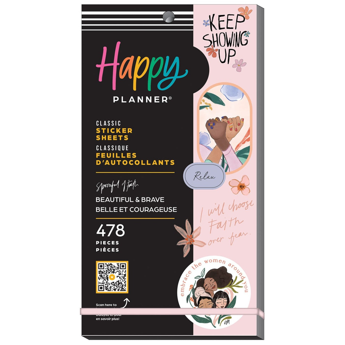 Happy Planner Beautiful & Brave CLASSIC Sticker Book