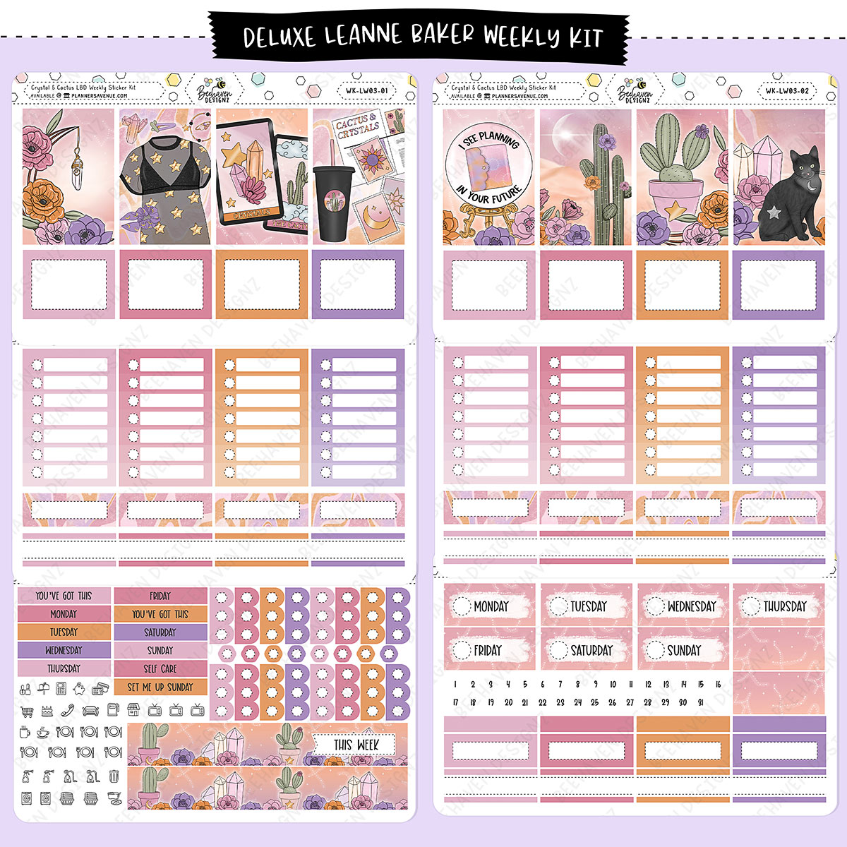 Crystal Cactus Leanne Baker Weekly Kit